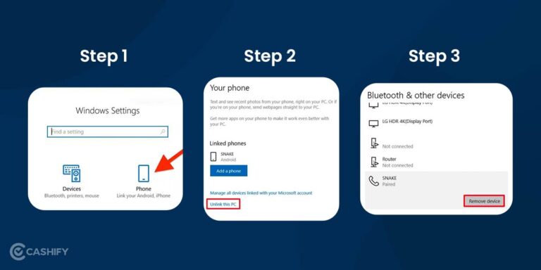 How To Connect Your Android Smartphone To Windows PC! | Cashify Laptops ...