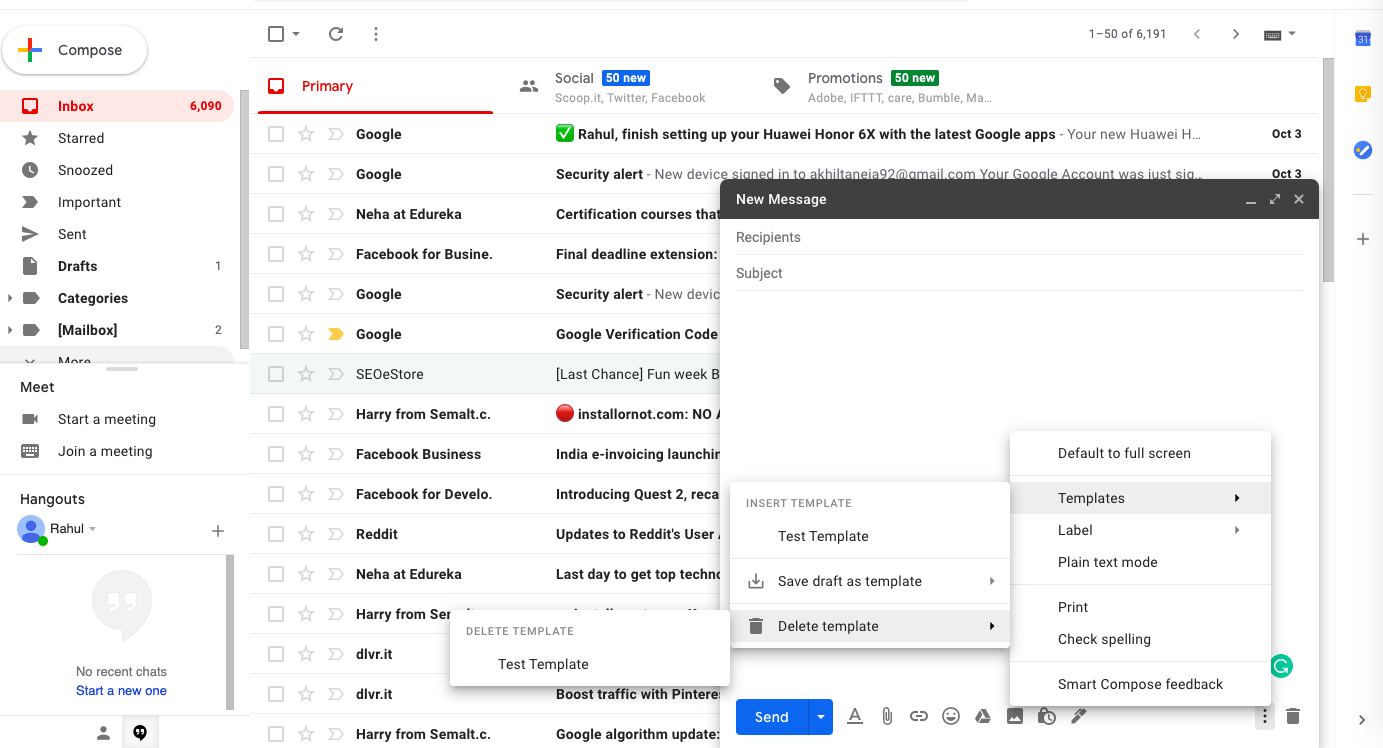 How To Create And Use Email Templates In Gmail | Cashify Blog
