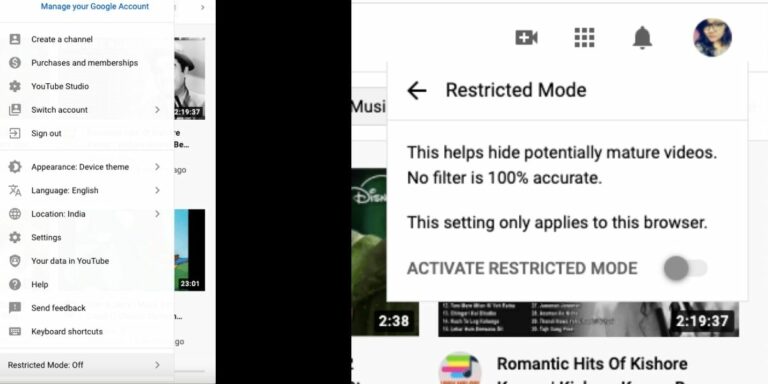 How To Activate Restricted Mode On YouTube: Protect Your Kids From ...