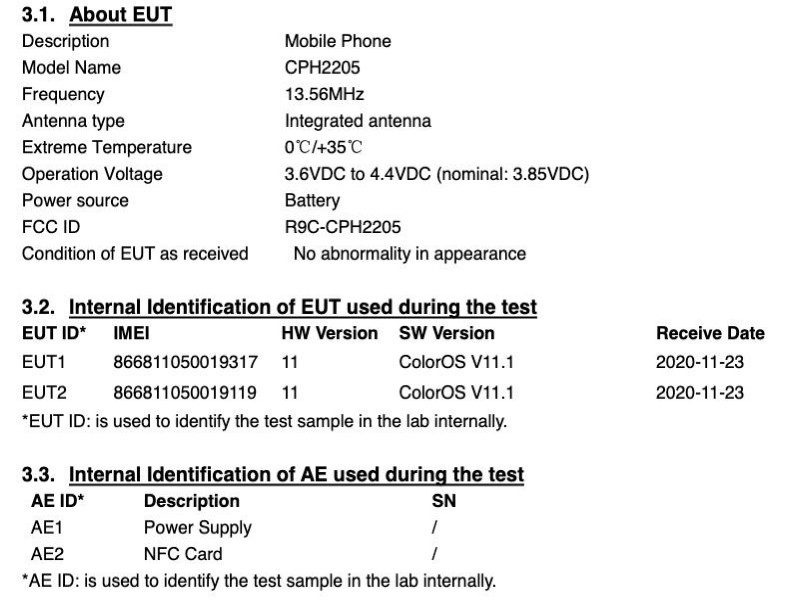 Oppo CPH2205 FCC Listing Leaks Specifications, Design | Cashify News
