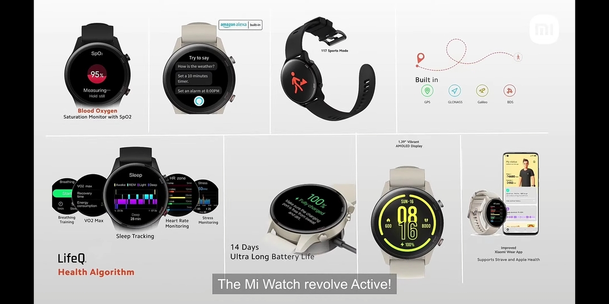 Mi Watch Revolve Active Launched In India: Price, Specs | Cashify News