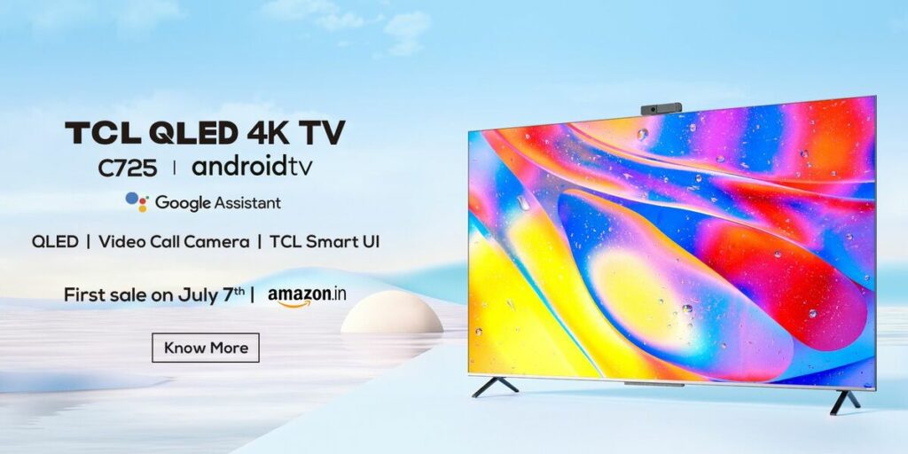 TCL C825, C728 & C725 4K QLED Smart TVs Launched In India: Price, Specs ...