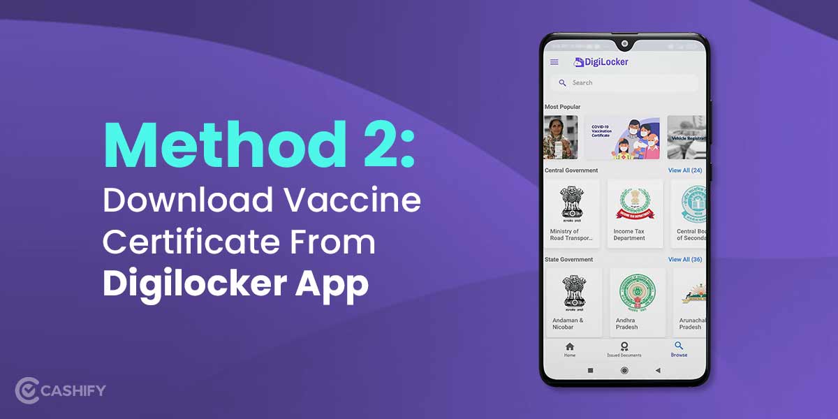 How To Download Covid-19 Vaccine Certificate Online | Cashify Blog