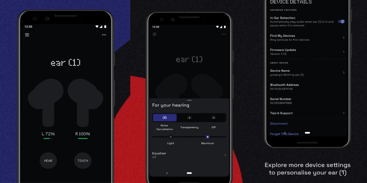 Nothing Ear (1) Companion App Goes Live on Google Play Store Ahead of ...