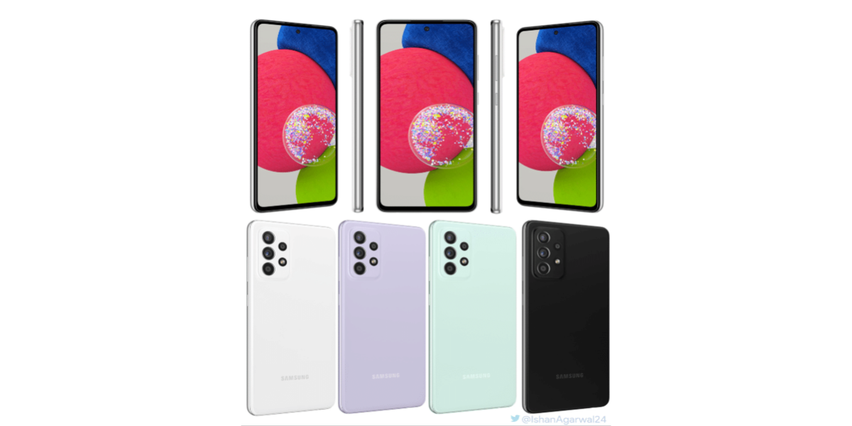 Samsung Galaxy A52s Design Renders Reveal Similarity With Galaxy A52 ...