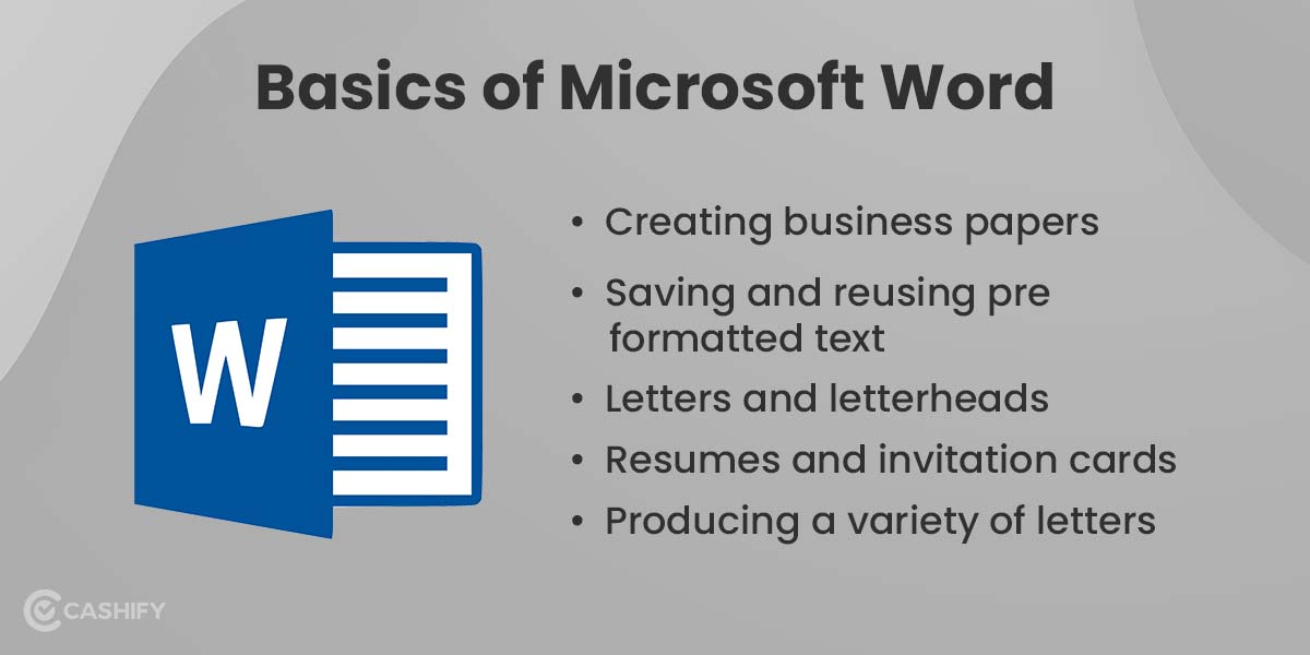 What Is MS Word And Its Features Cashify Laptops Blog