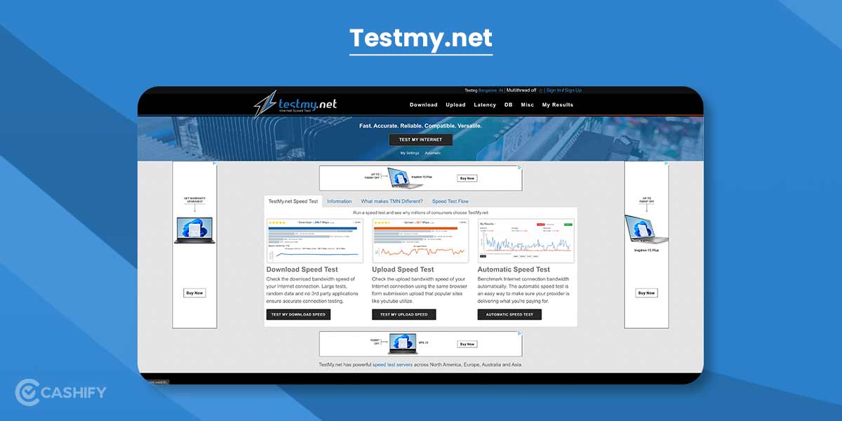 5 Best Internet Speed Test Websites and Platforms | Cashify Blog