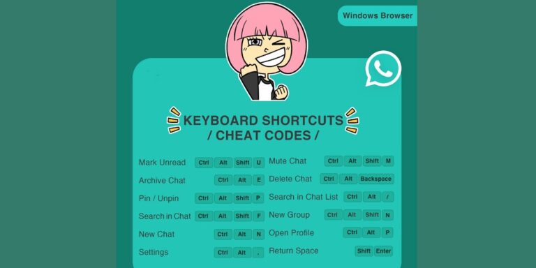 WhatsApp Keyboard Shortcuts for Desktop App, WhatsApp Web for Mac ...