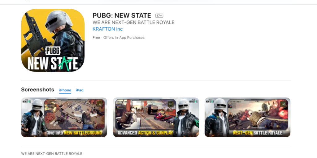 PUBG New State Now Available to Download for iOS Devices | Cashify News