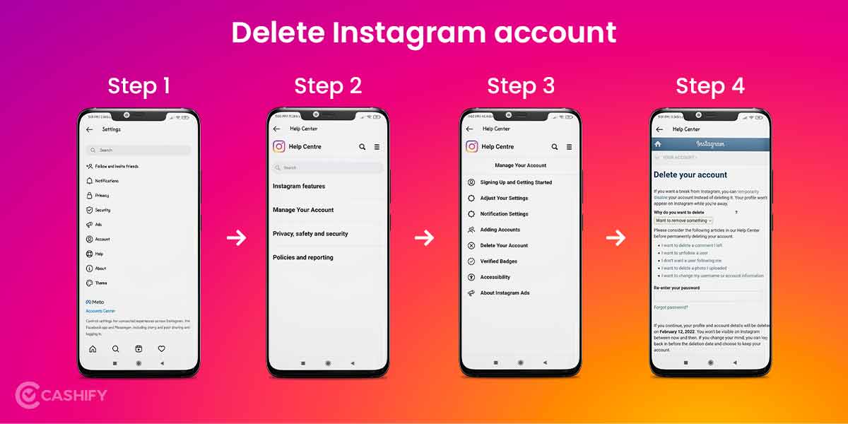 How To Delete Instagram Account Permanently? | Cashify Blog