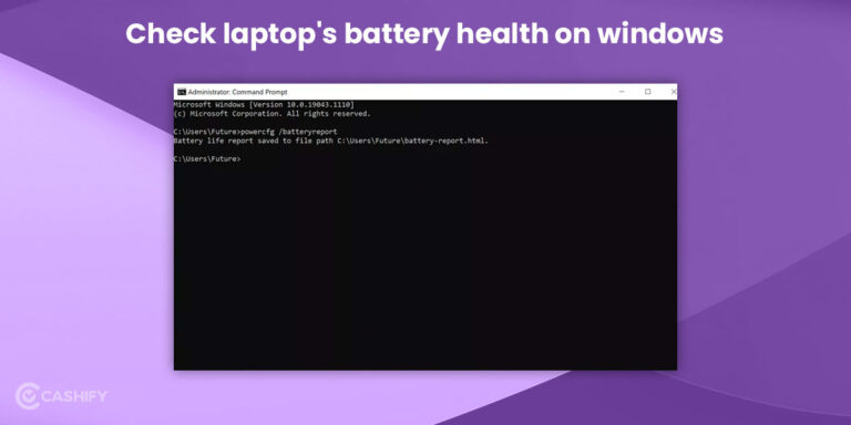 How To Check Laptop's Battery Health? | Cashify Laptops Blog