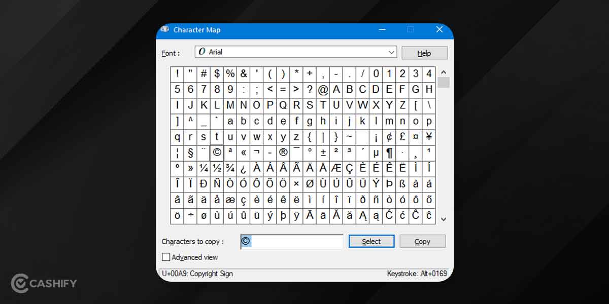 How Can I Make The Copyright Symbol On Computer? | Cashify Blog