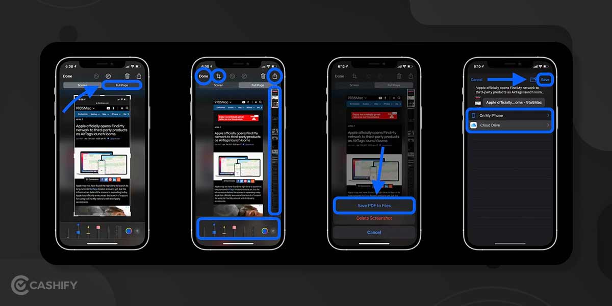 Can You Take Scrolling Screenshot on iPhone? A Complete Guide | Cashify ...