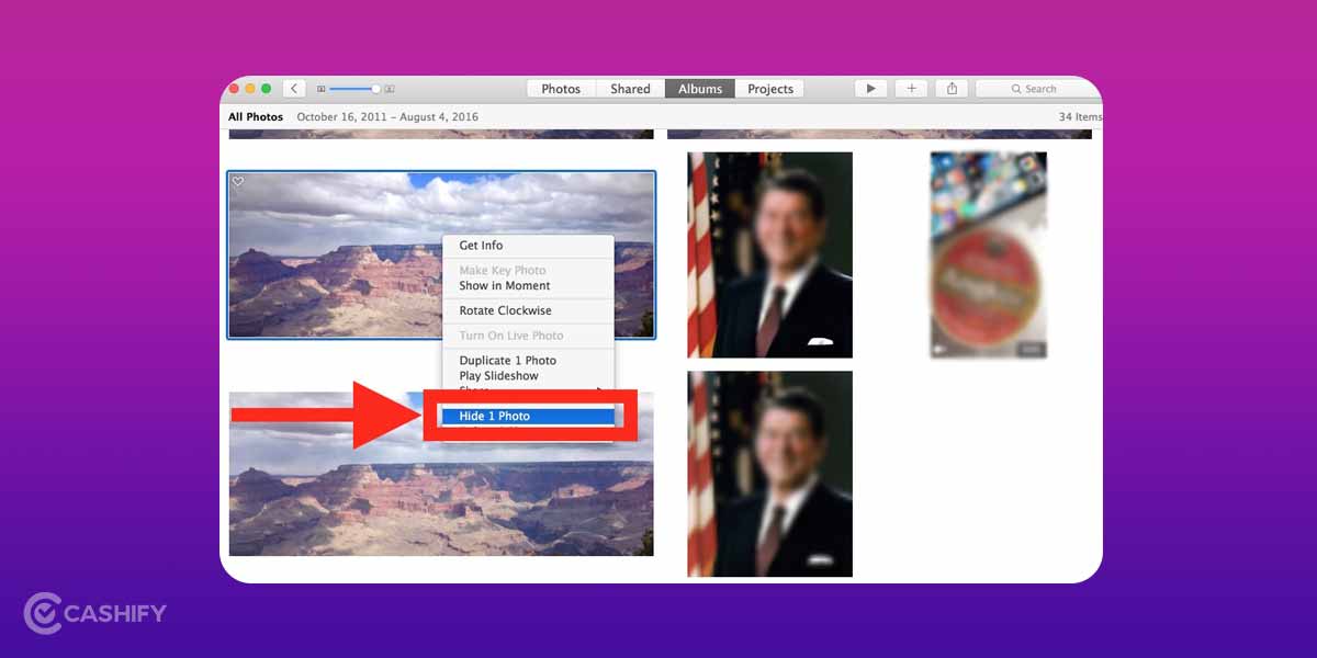 Learn How To Hide Photos In Apple In 2 Simple Ways | Cashify Blog