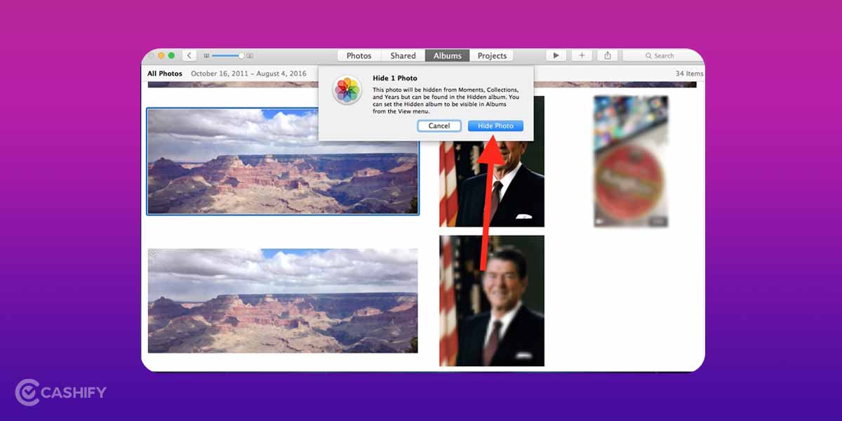 Learn How To Hide Photos In Apple In 2 Simple Ways | Cashify Blog