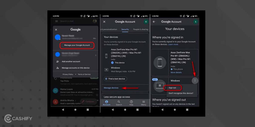Here’s How To Logout Gmail Account In Phone In Two Simple Ways ...