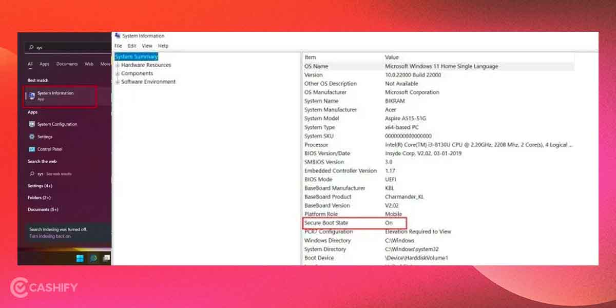 How To Enable Secure Boot On Windows 11? Easiest Guide! | Cashify Blog