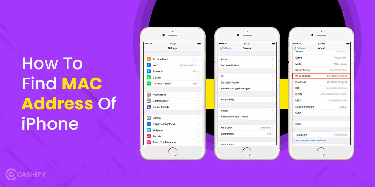 Check These 2 Simple Methods To Find The MAC Address On An IPhone