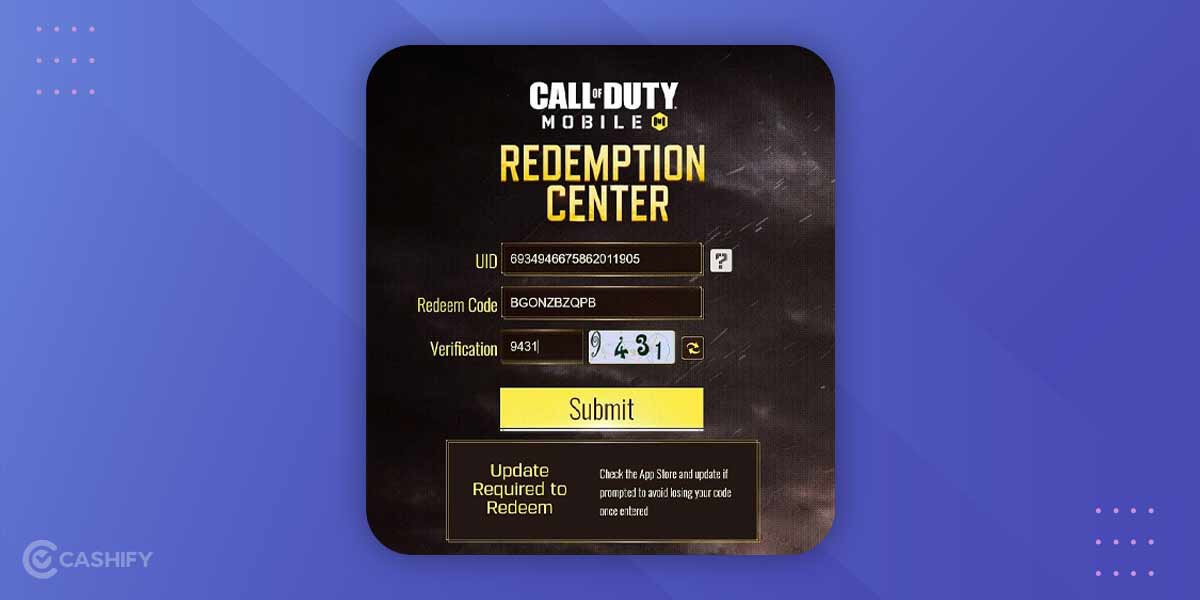 Call of Duty Mobile Redeem Codes: December 2025 | Cashify Blog