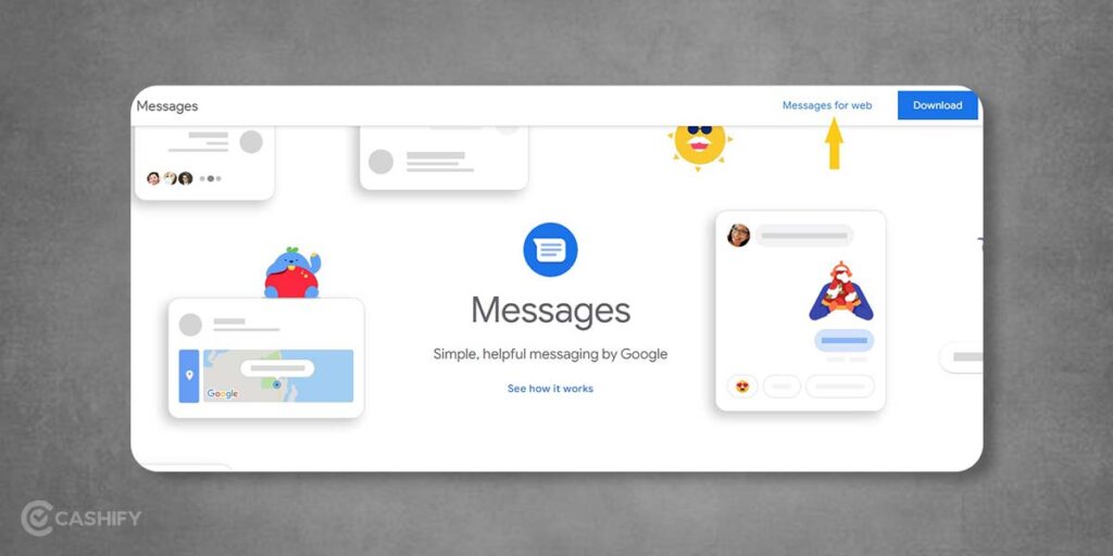Google Messages Web How To Sync Your Android Messages With PC Cashify Blog