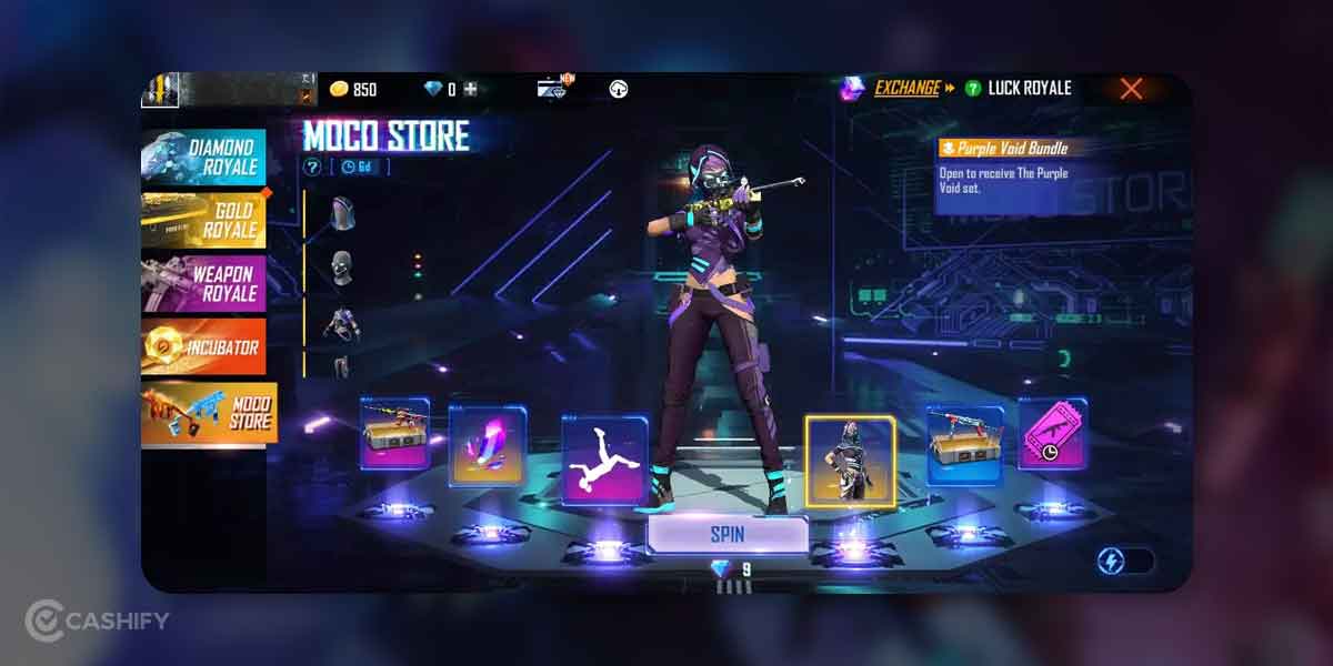 Moco Store In Garena Free Fire MAX: Get Amazing Rewards Today! | Cashify Blog