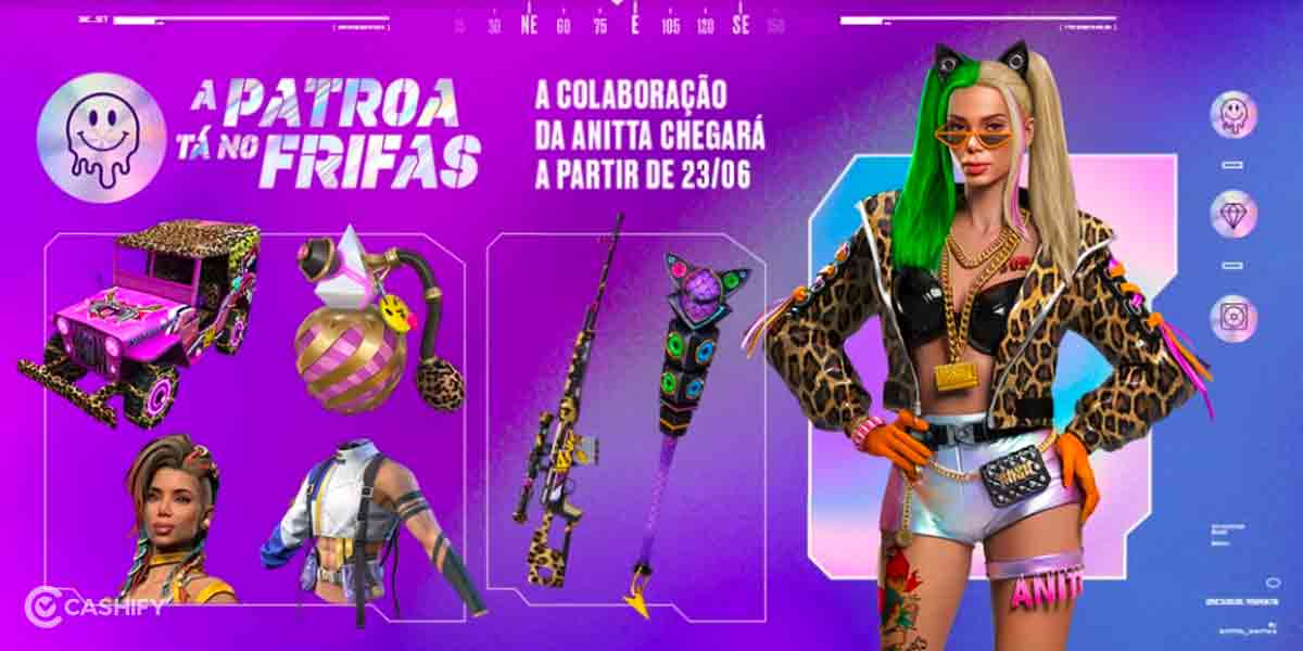 New Anitta Character In Free Fire MAX: How To Get For Free? | Cashify Blog