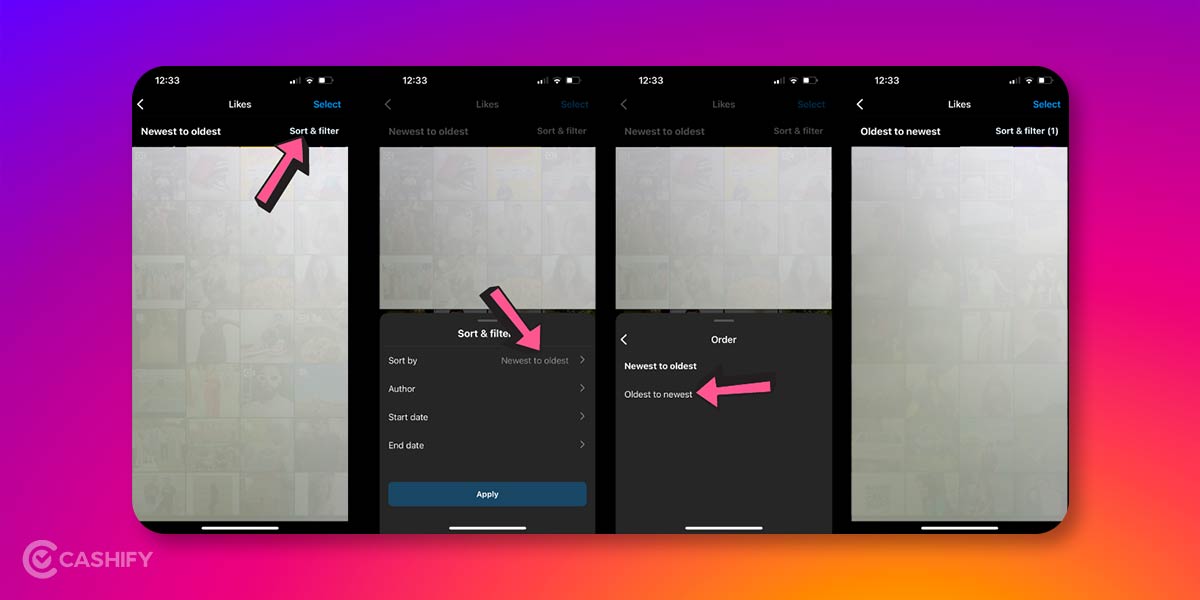 How To See The First Post You Liked On Instagram? | Cashify Blog