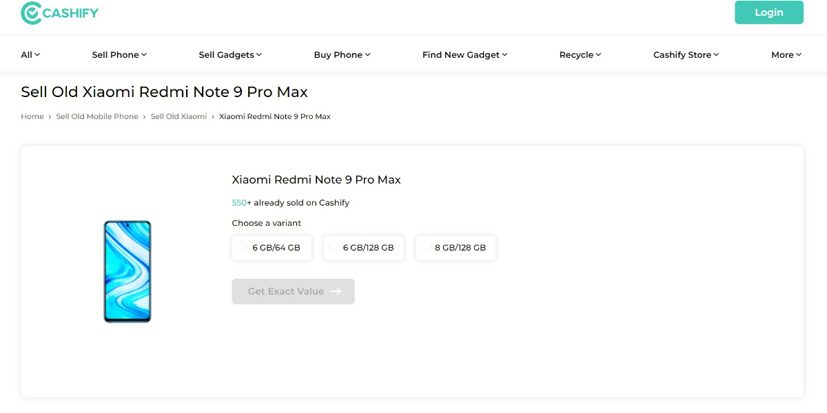 Know The Best Buyback Value For Old Xiaomi Redmi Note 9 Pro Max ...