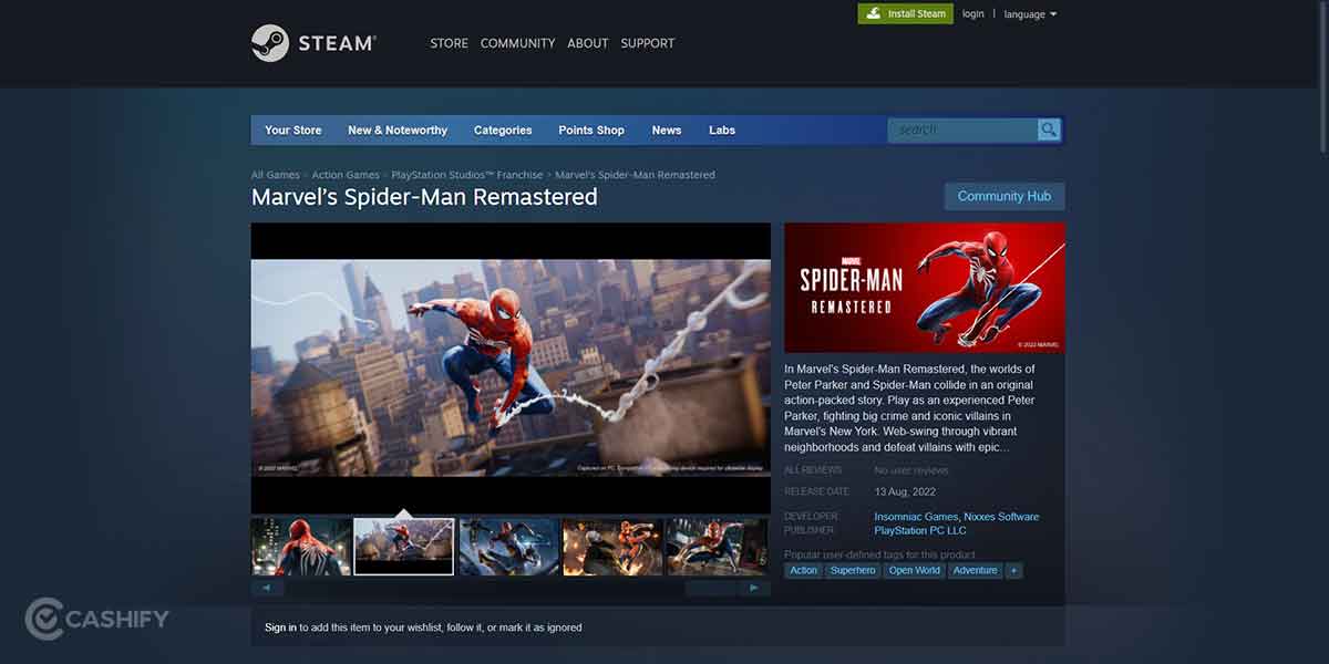 Spider-Man Remastered For PC - Release Date, Preorder, And More ...