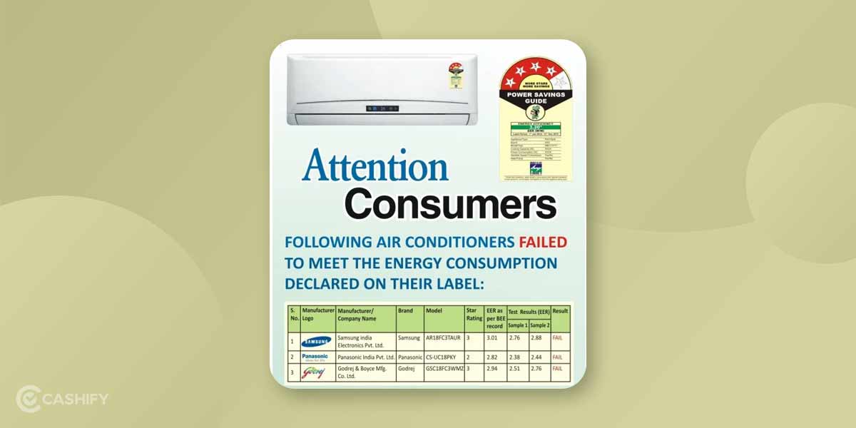 BEE Star Labels For Appliances Explained | Cashify Air Conditioners Blog