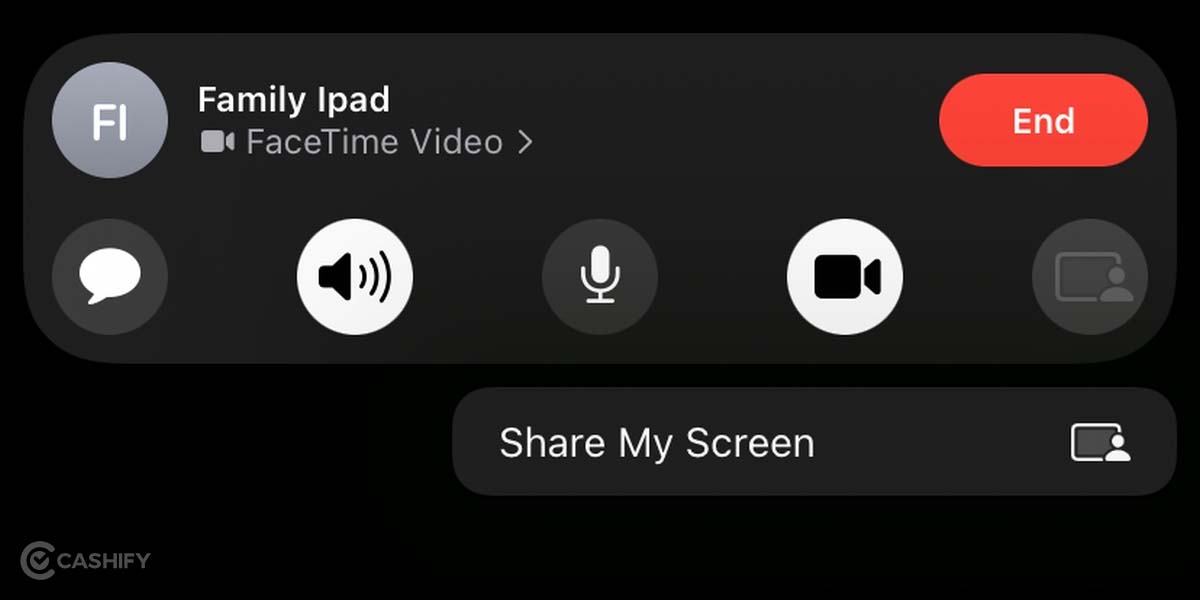 How To Share Screen Using FaceTime On iPhone? | Cashify Mobile Phones Blog