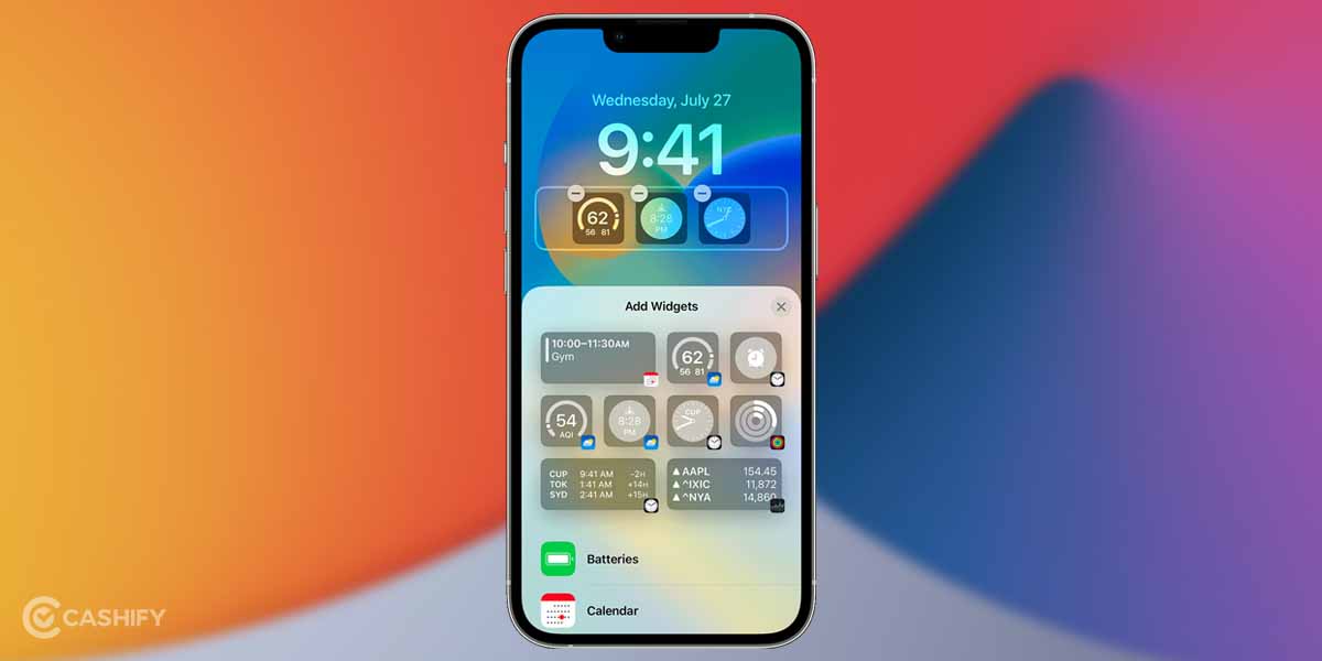 How To Use Widgets On iPhone Home Screen? | Cashify Mobile Phones Blog