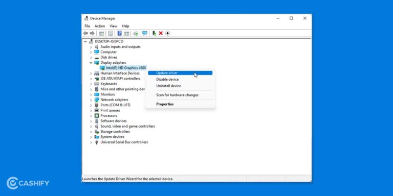 How To Update Graphics Driver In Windows 11? | Cashify Laptops Blog