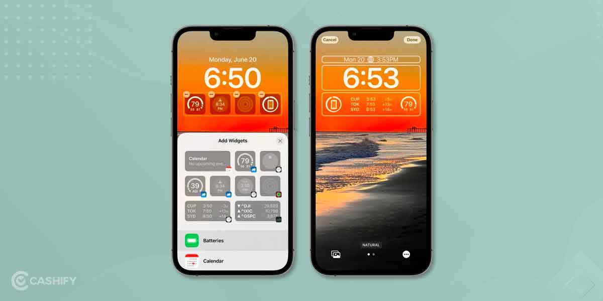 The Best iPhone Lock Screen Customisation Methods In iOS 16! | Cashify ...