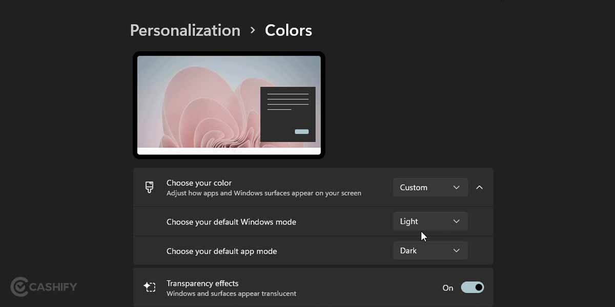 Windows 10 Dark Mode: How To Enable It? | Cashify Laptops Blog