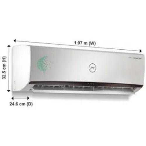 Godrej GSC 18 EE 5 GWQG 1.5 Ton 5 Star Inverter Split AC - Price in ...