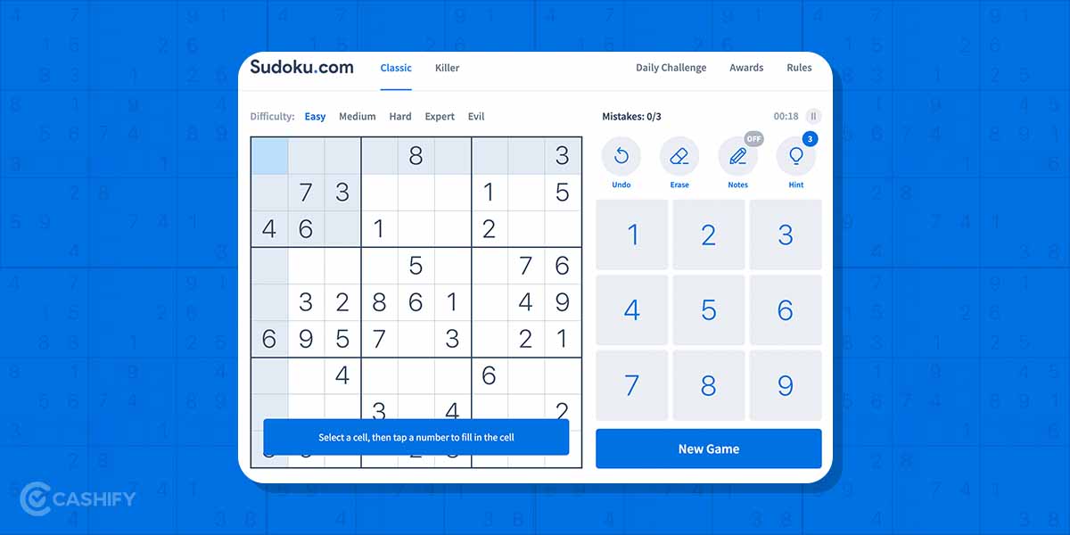 Play Sudoku Online: 5 Best Websites To Play The Game For Free | Cashify ...