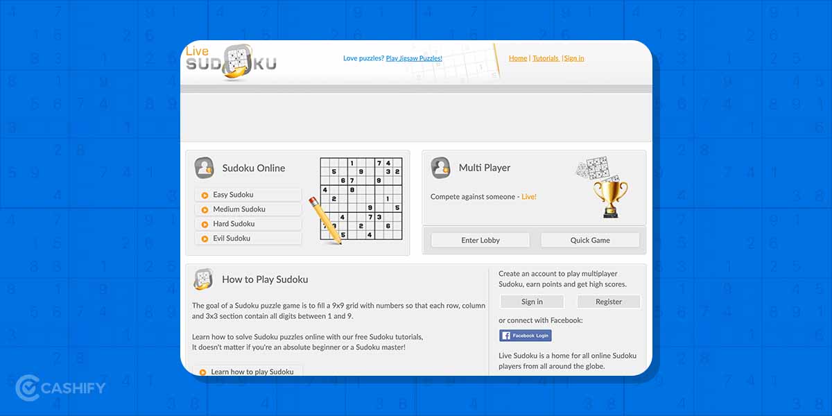 Play Sudoku Online: 5 Best Websites To Play The Game For Free | Cashify ...