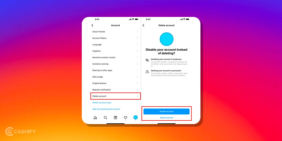 How To Deactivate Instagram Account In 2 Minutes! | Cashify Blog