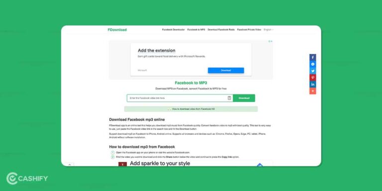 How To Convert & Download Facebook Videos To MP3 Songs? | Cashify Blog