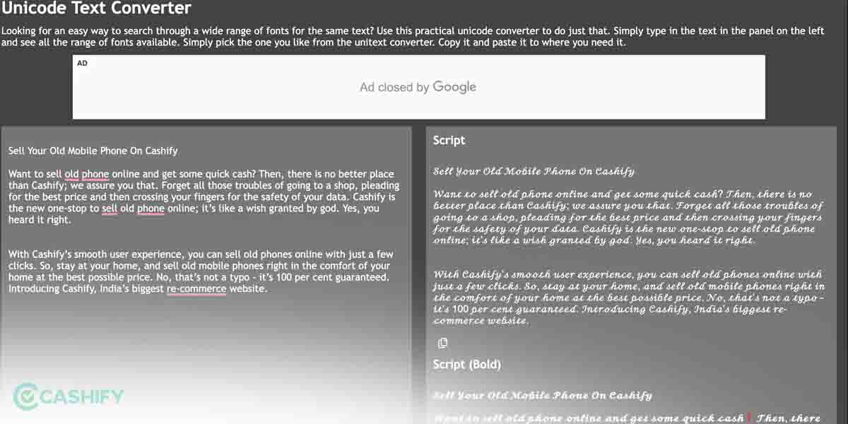 7 Best Unique Font Changer Websites | Cashify Blog