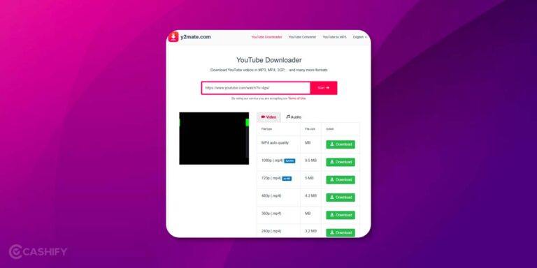 How To Download MP3 And Videos From Youtube Using Y2mate | Cashify Blog