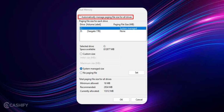 How To Increase Virtual Memory On Windows PC? | Cashify Blog