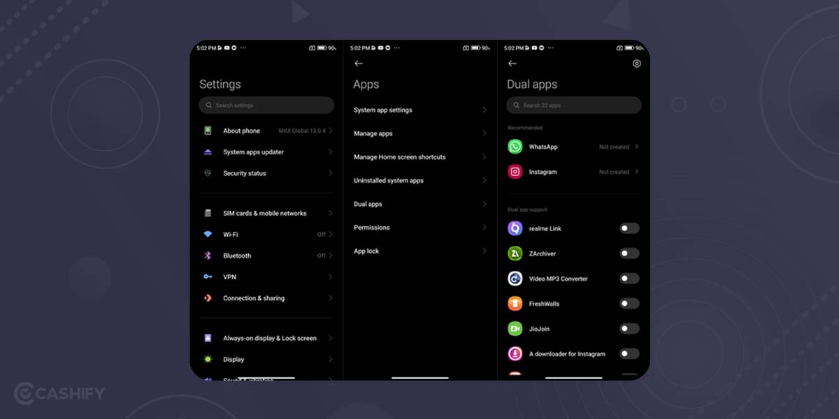 How To Use Dual WhatsApp Accounts On The Same Phone | Cashify Blog
