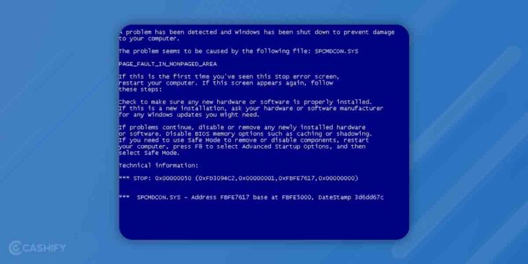 How To Fix Windows Blue Screen Errors? | Cashify Blog
