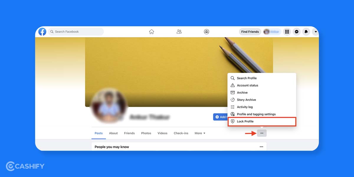 How To Lock Facebook Profile: A Step-By-Step Guide! | Cashify Blog