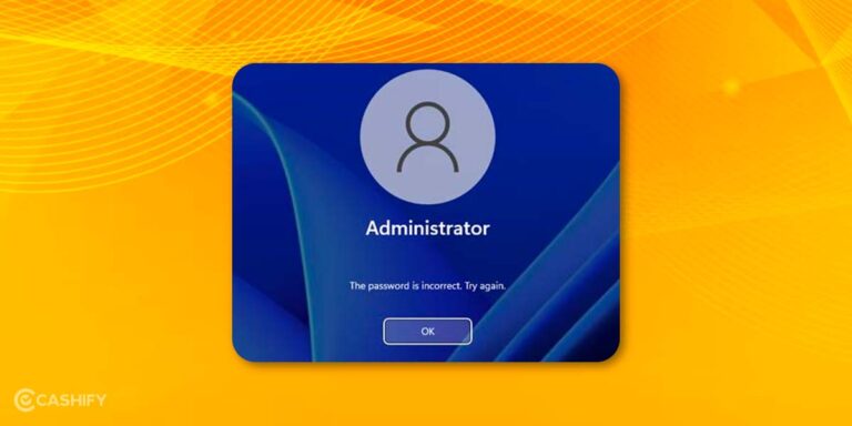 How To Reset Forgotten Admin Password on Windows | Cashify Blog