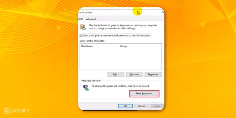 How To Reset Forgotten Admin Password on Windows | Cashify Blog