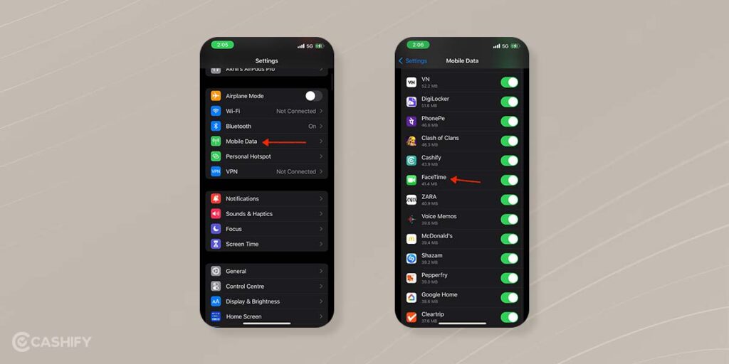 How To Use FaceTime Without WiFi On iPhone | Cashify Blog