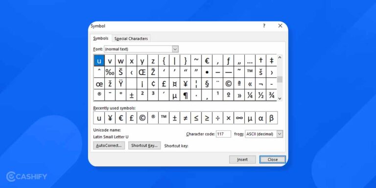 How To Add Symbols In MS Word | Cashify Blog